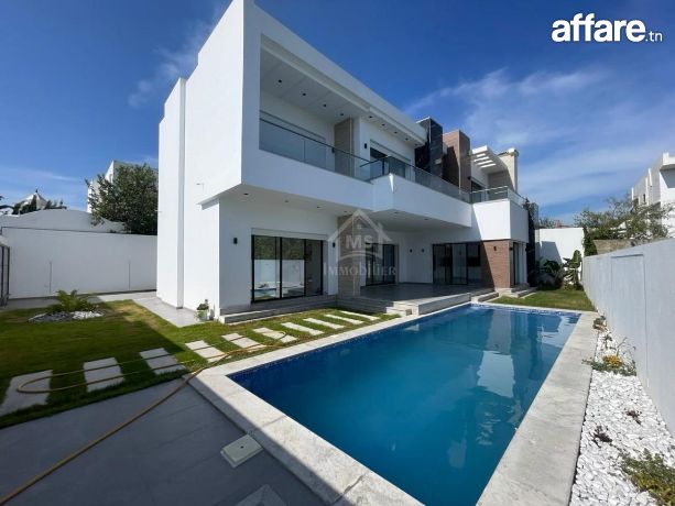 Villa S+4 toute neuve avec piscine à Hammamet à vendre [Réf:241035 ...